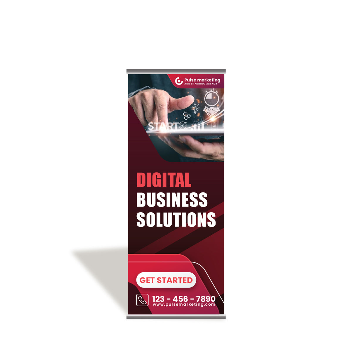 L-Shaped Banner Stand | Vu Line Direct. More Money in Your Rocket!