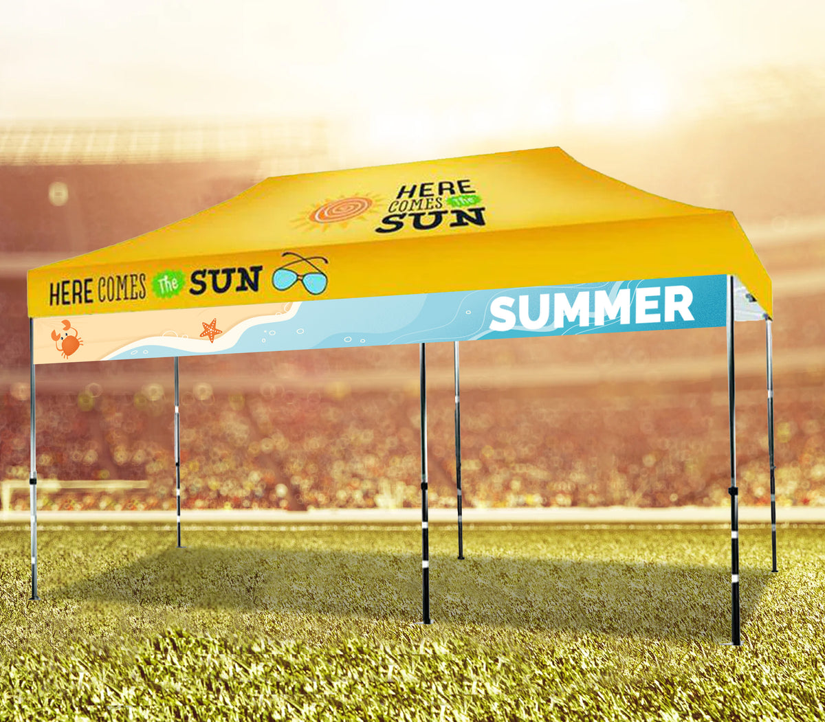 10x20 TENT VALANCE BANNER | Vu Line Direct. More Money in Your Rocket!