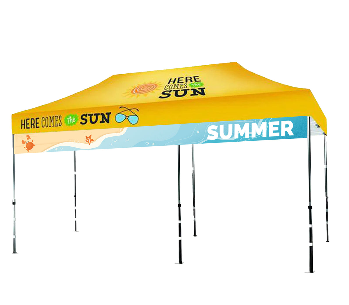 10x20 TENT VALANCE BANNER | Vu Line Direct. More Money in Your Rocket!
