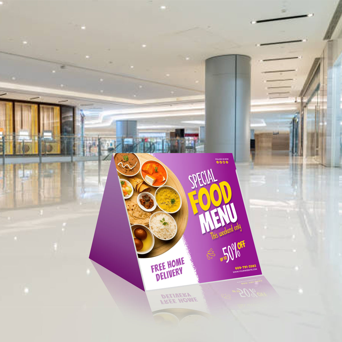 3' Triangle Banner Stand | Vu Line Direct. Your Trusted Partner in ...