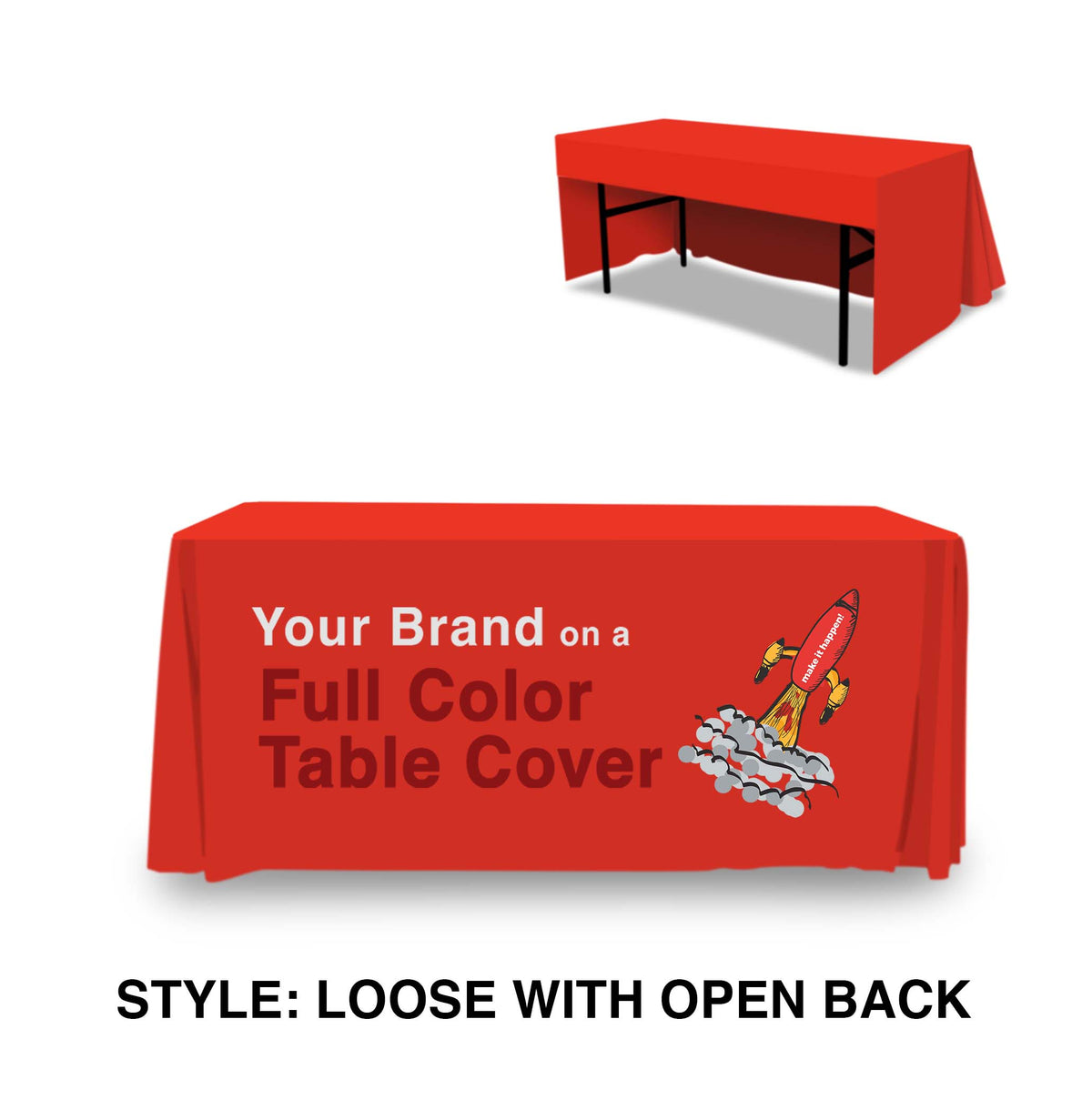 6’ Table Cover LOOSE | Vu Line Direct. More Money in Your Rocket!