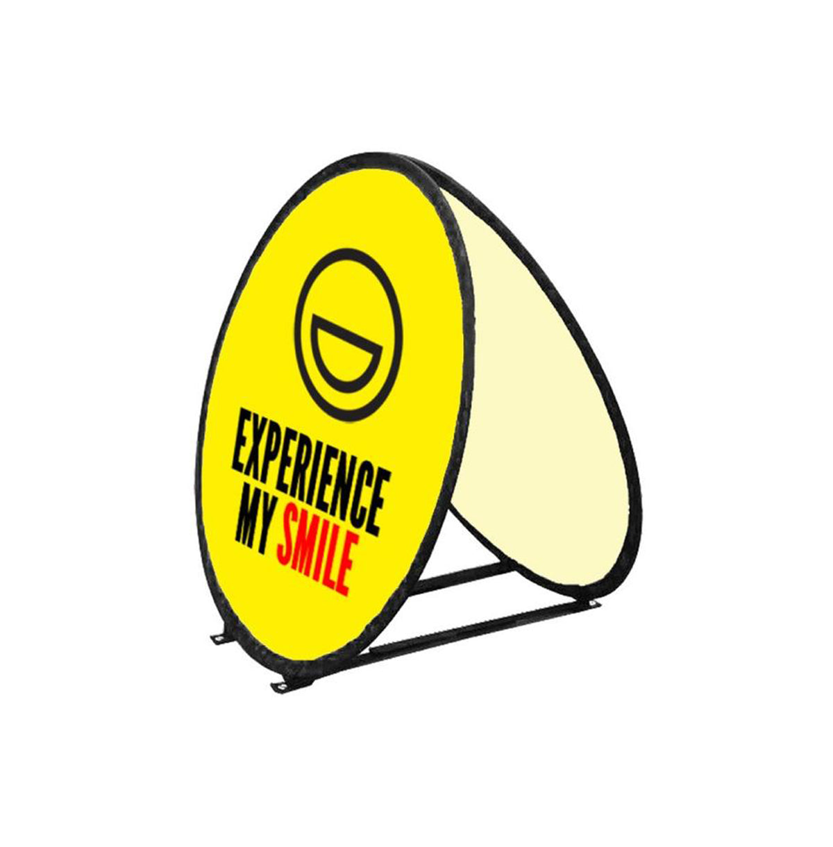 Circle Pop-Up Banner | Vu Line Direct. More Money in Your Rocket!